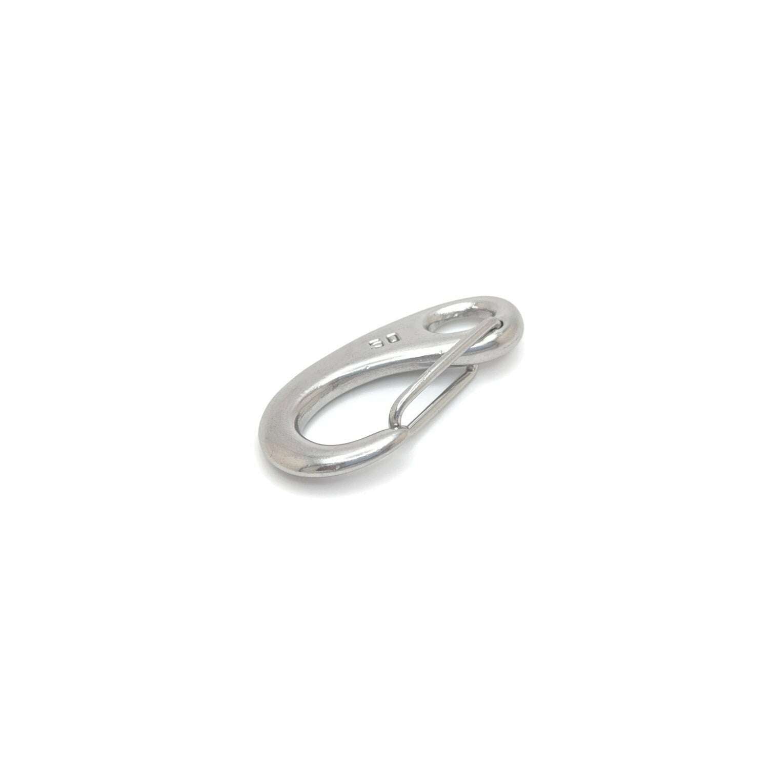 Jib Hank #50 – Stainless 1/4” (Closed) – House of Canvas