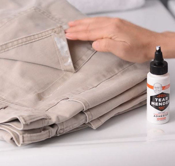Tear mender fabric glue store